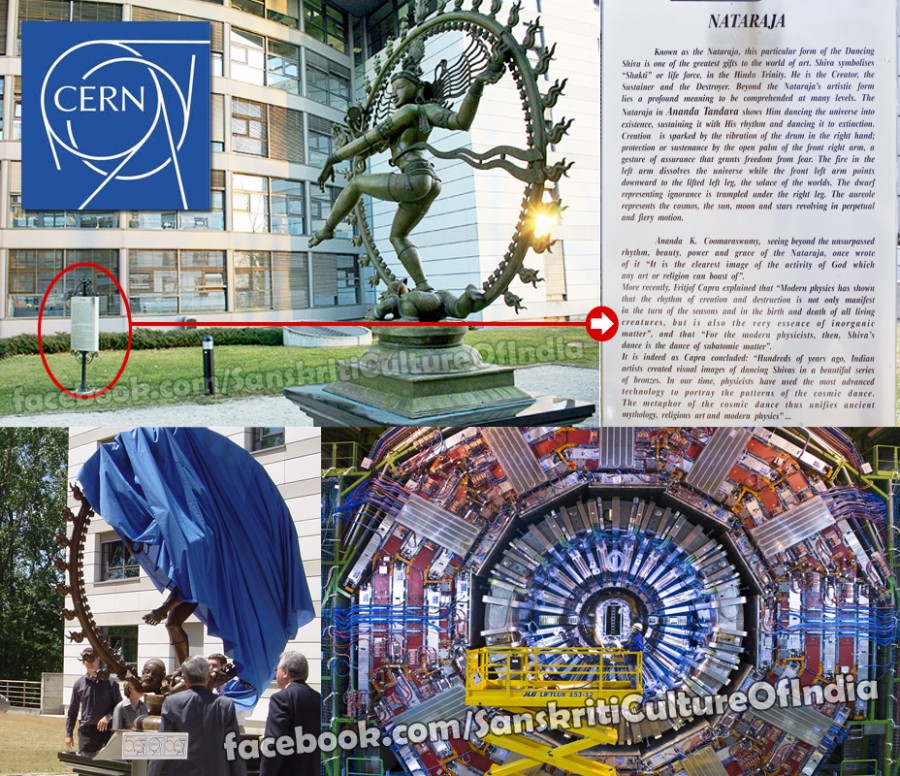 Shiva’s Cosmic Dance (NATARAJ) at CERN | Sanskriti - Hinduism and ...