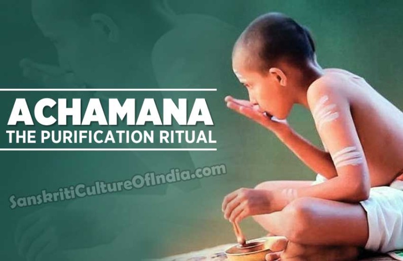 Achamana: The Purification Ritual | Sanskriti - Hinduism and Indian ...