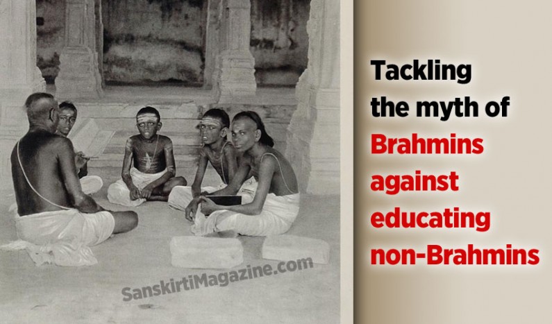 Tackling the myth of Brahmins against educating non-Brahmins ...