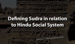 Defining Sudra in relation to Hindu social system | Sanskriti ...