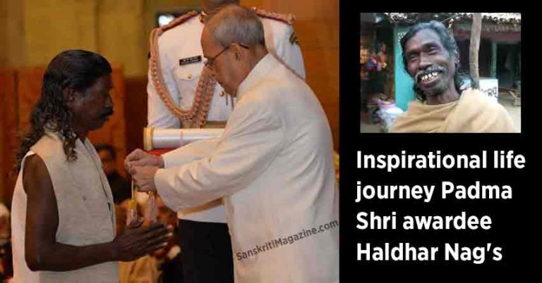 Inspirational life journey Padma Shri awardee Haldhar Nag’s | Sanskriti ...