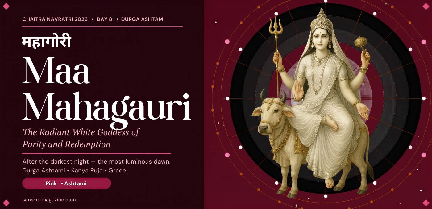 Maa Mahagauri — The Radiant White Goddess of Purity and Redemption ...